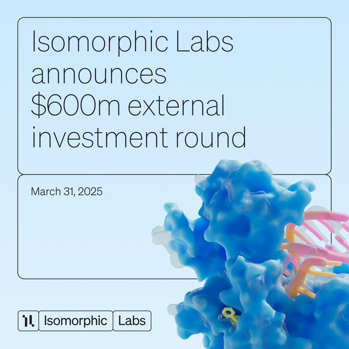 Isomorphic Labs获6亿美元融资：AI重塑药物研发未来 - Ju.com